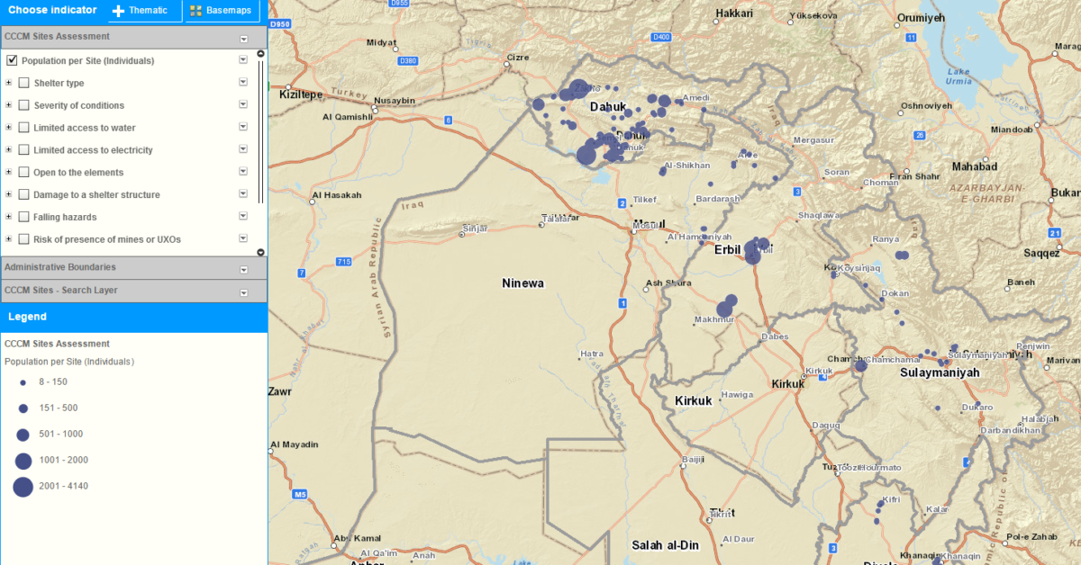 CCCM site assessment identifies needs of IDPs living in informal settings in Iraq | Impact