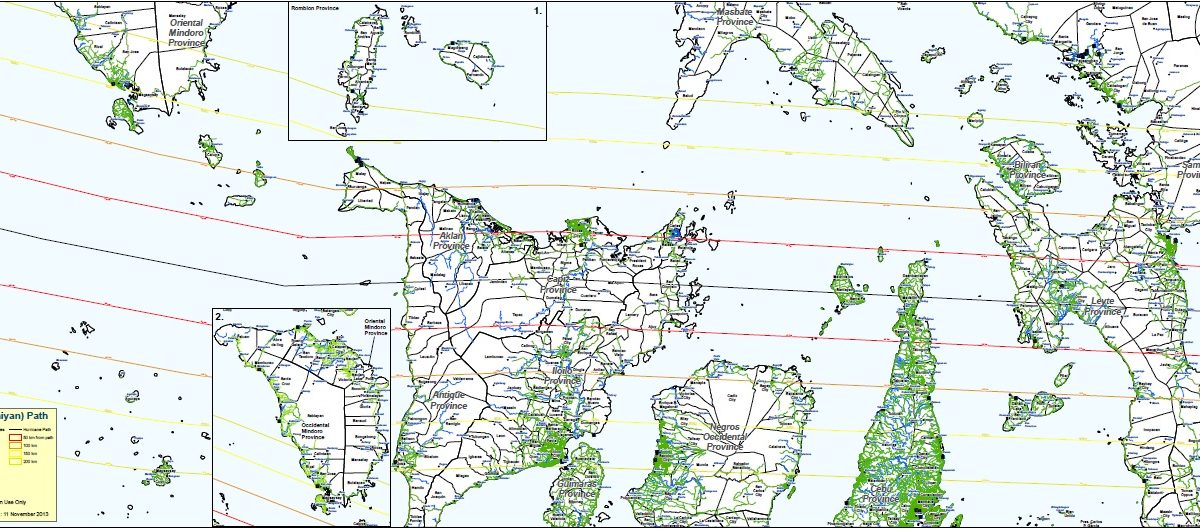 REACH maps on Typhoon Haiyan emergency | Impact