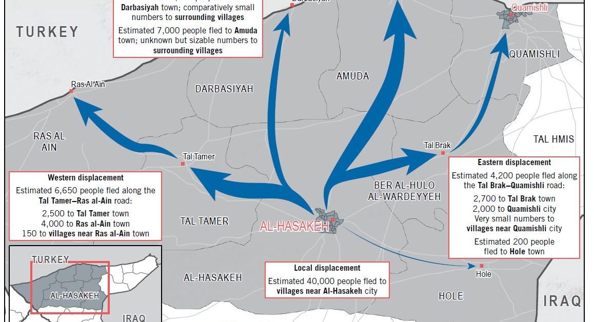 Syria: REACH rapid assessment in Hasakeh highlights displacement trends ...
