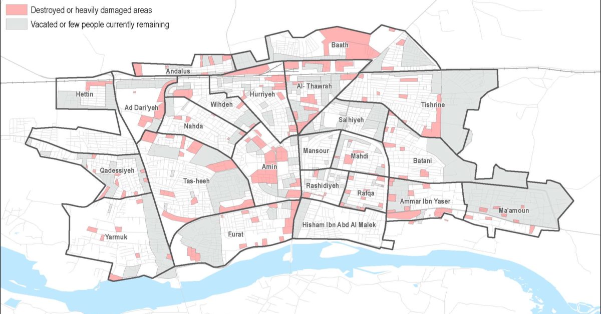 Syria – Ar-Raqqa city offensive: Civilians remaining inside Ar-Raqqa ...