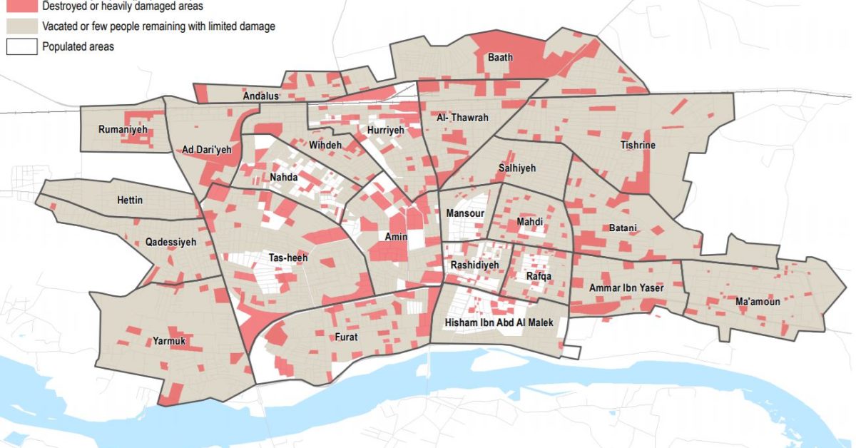 Syria – Ar-Raqqa city offensive: Continued outflux of population from ...